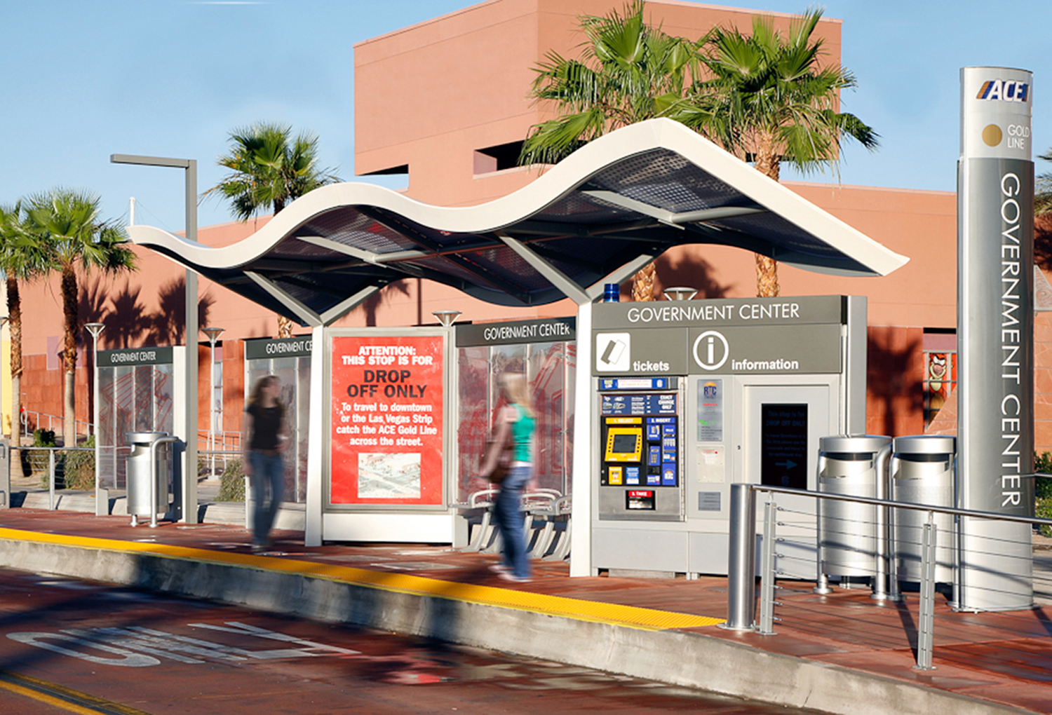 RTC Bus Shelter / ACE Rapid Transit System - Regional Transportation ...