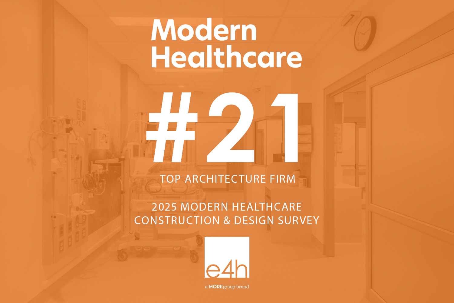 MOREgroup's Healthcare Practice #21 on Modern Healthcare's 2025 Design ...